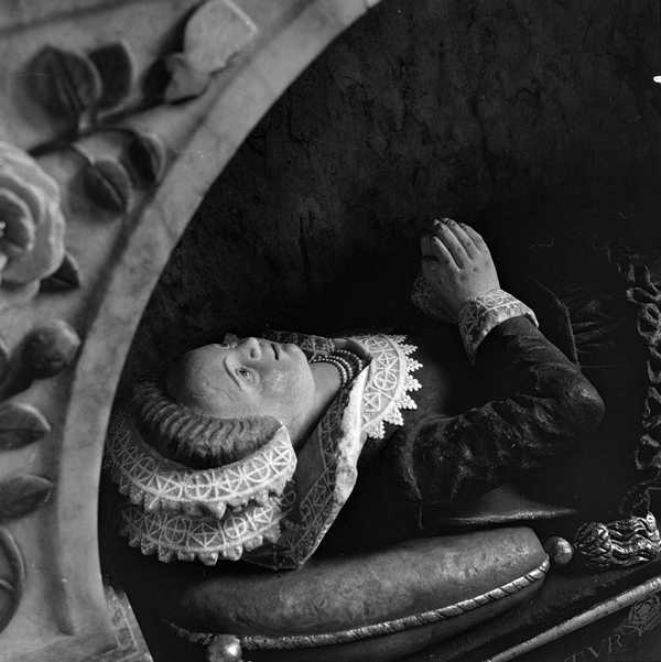 Photograph of monument of Sir George St Paul and his wife at St ...