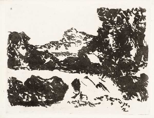 ‘Plate 8‘, Alexander Cozens, c.1785 | Tate