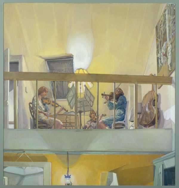 ‘Mary Iliff’s Viola Played by Electric Light and Drawn by Gas Light ...