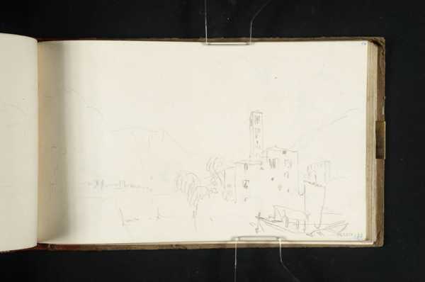 ‘View on Lake Como; Church of Santi Quirico e Giulitta, Carate Urio ...