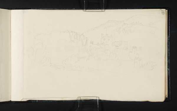 ‘Kinnoull Tower and Kinfauns Castle, near Perth‘, Joseph Mallord ...