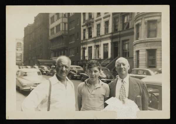 Photograph of Jacob, Jackie and Irving Epstein in New York‘, Anonymous ...