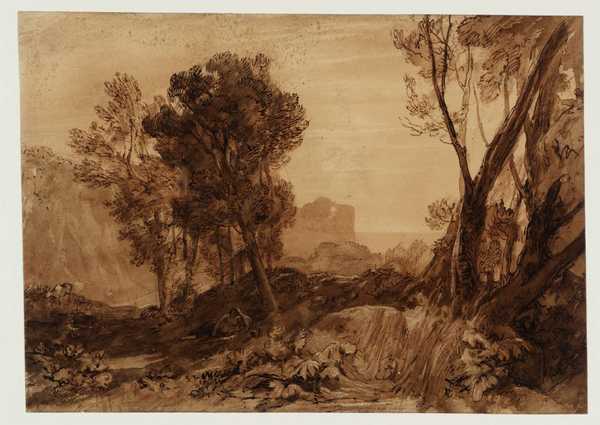 ‘Solitude (‘The Reading Magdalene’)‘, Joseph Mallord William Turner, c ...
