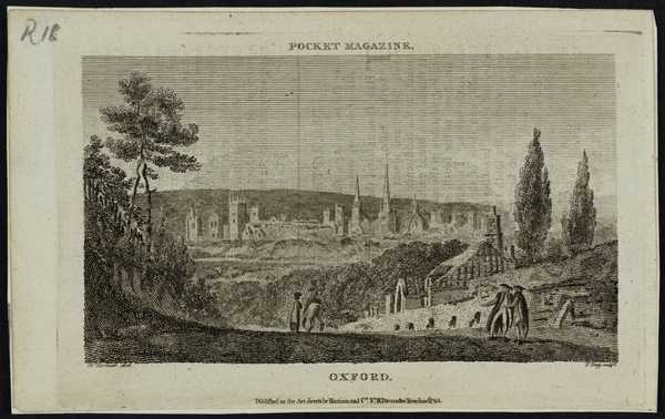 ‘Oxford, engraved by Tagg‘, after Joseph Mallord William Turner ...