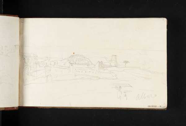 ‘View of Albano from the Via Appia‘, Joseph Mallord William Turner ...