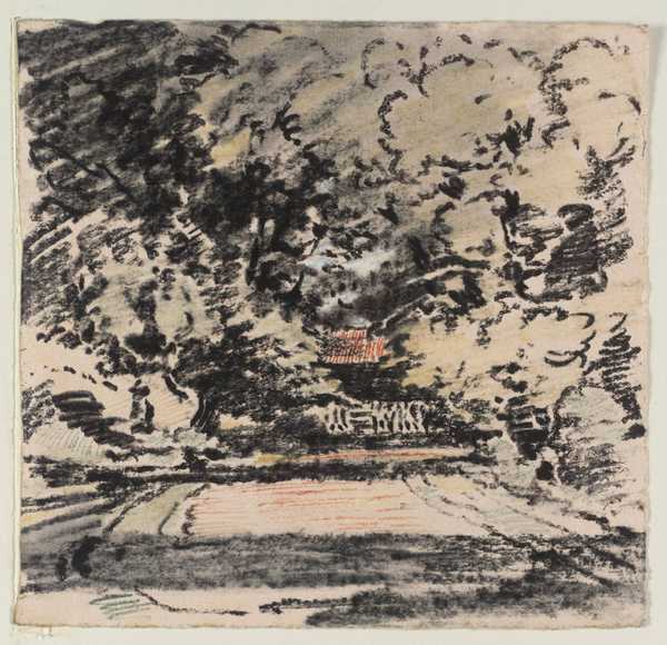 ‘A Wide Road Leading to a House behind Trees‘, Dr Thomas Monro | Tate