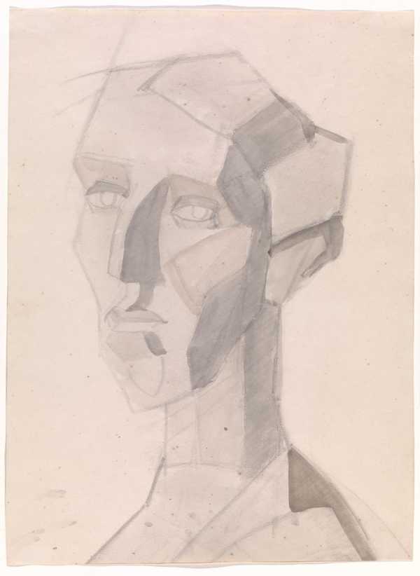 ‘Portrait of a Woman‘, Helen Saunders, c.1913–1914 | Tate