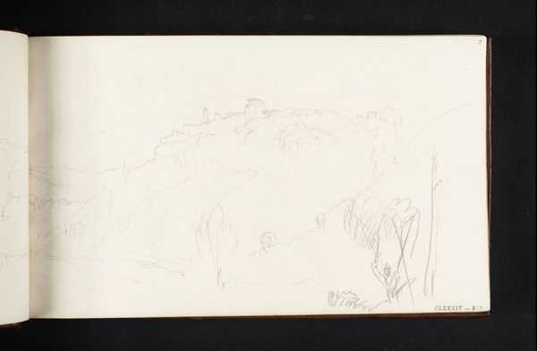 ‘Part of a View of Lake Nemi with the Town of Genzano‘, Joseph Mallord ...