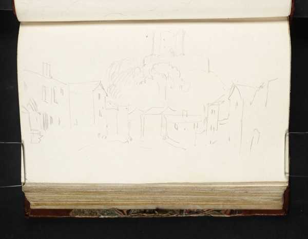 ‘Clitheroe Castle and Town‘, Joseph Mallord William Turner, 1816 | Tate