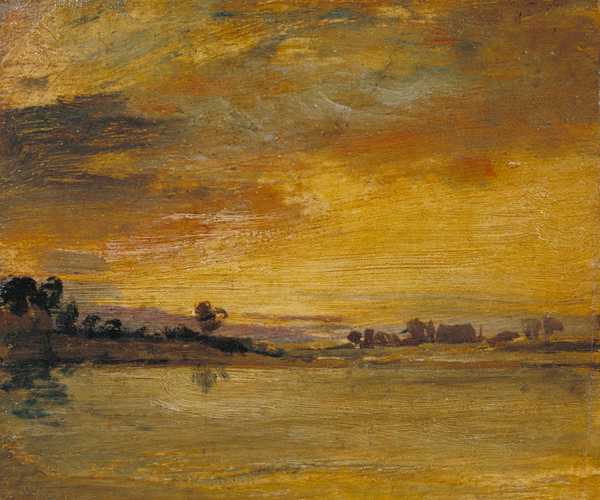 ‘Sunset on the River‘, Joseph Mallord William Turner, 1805 | Tate