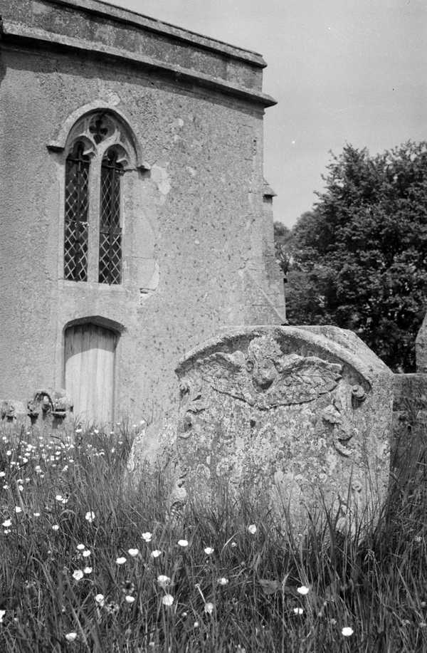 Photograph of detail of St John the Baptist Church in Inglesham ...