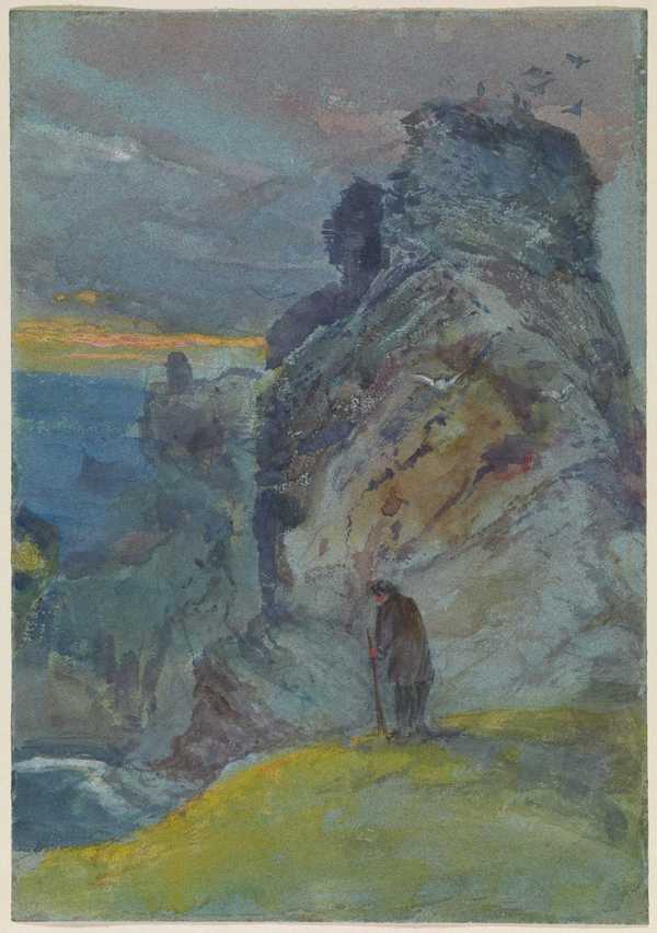 ‘Tintagel‘, John William Inchbold, 1861 | Tate