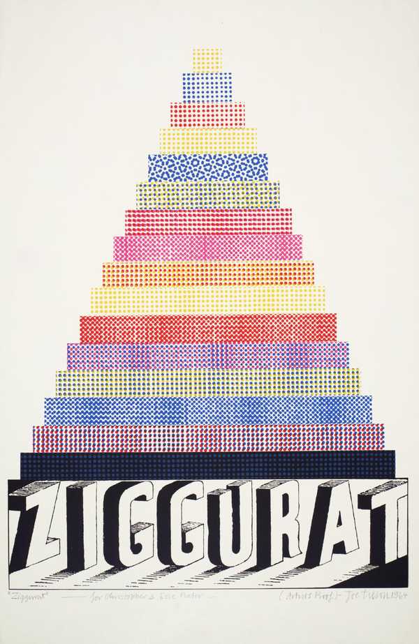 ‘Ziggurat‘, Joe Tilson, 1964 | Tate