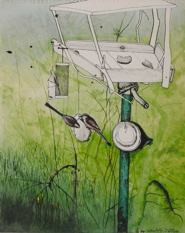 ‘The Bird Table‘, Colin Self, 1987 | Tate