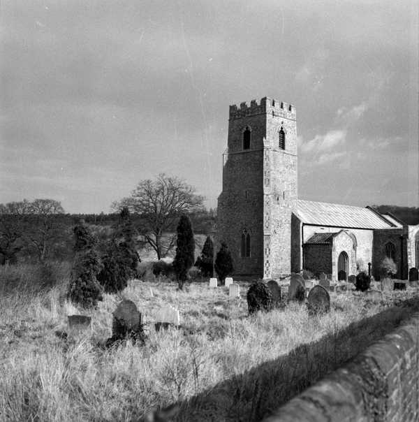 Photograph of St Lawrence’s Church in Hunworth, Norfolk‘, John Piper ...