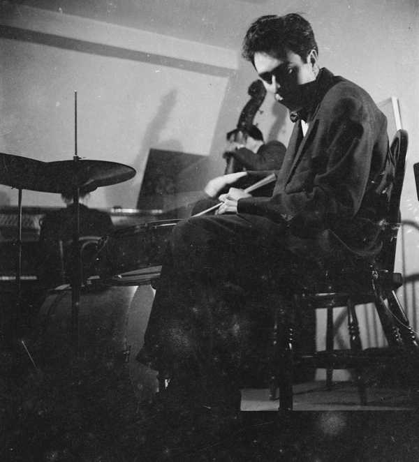 Photograph of a musician performing on drums‘, Nigel Henderson, [c.1949 ...