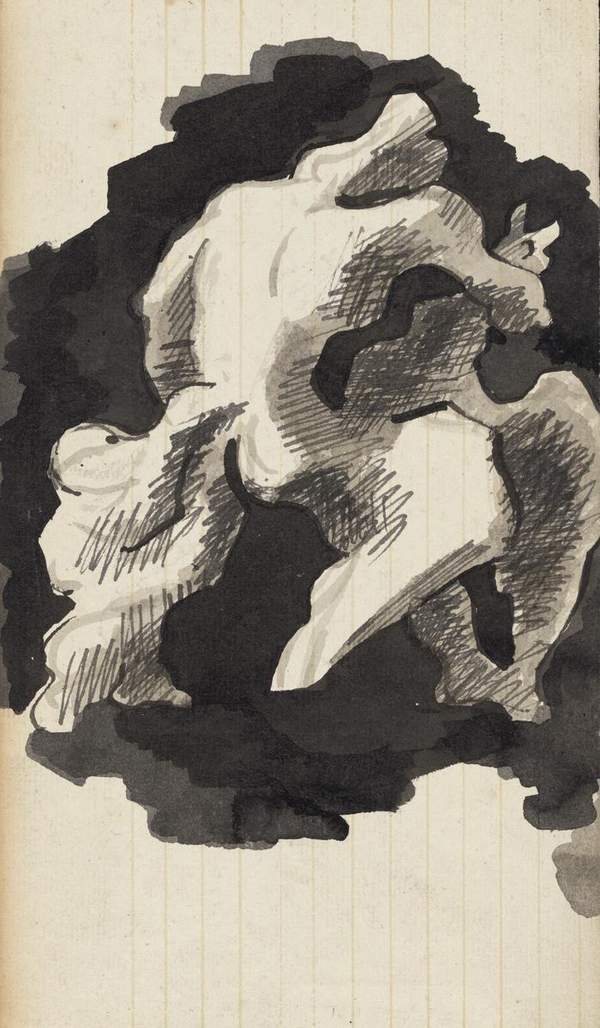 Sketch for ‘Prometheus Killing Vulture’ by Jacques Lipchitz‘, Jacques ...