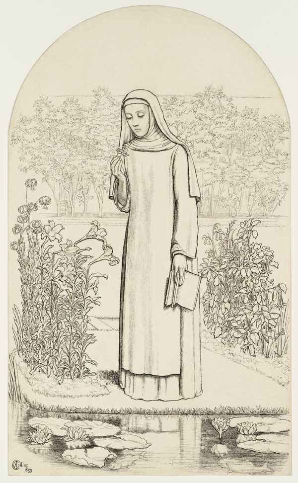 ‘Convent Thoughts‘, Charles Allston Collins, 1853 | Tate