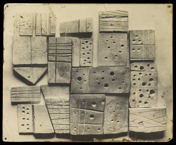 Photographic panel showing Cat No 108 - ‘Plaster Blocks, Eduardo ...