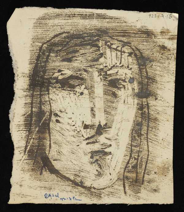 Printmaking experiment of a face‘, Cecil Collins‘, Cecil Collins – Tate ...