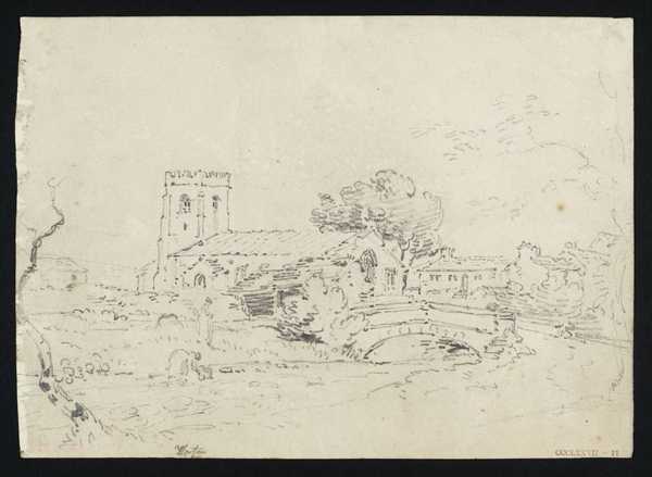 ‘Horton Church, Northumberland‘, Thomas Girtin, ?1800 | Tate
