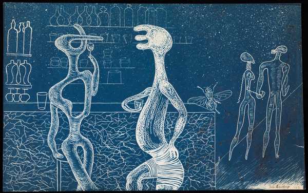 Cyanotype blueprint proof by John Banting‘, John Banting, 1932‘, John ...