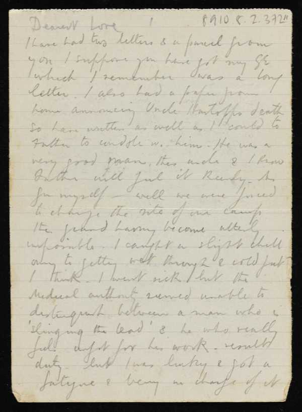 Letter from John Nash to Christine Nash‘, John Nash, recipient ...