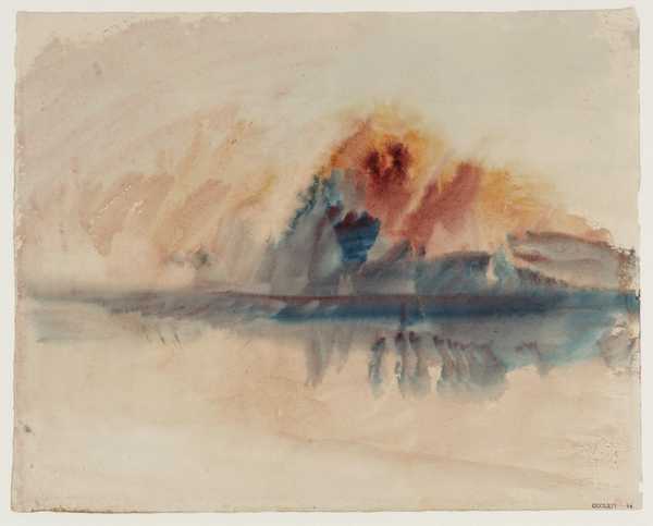 ‘Sea and Sky‘, Joseph Mallord William Turner, c.1840–5 | Tate