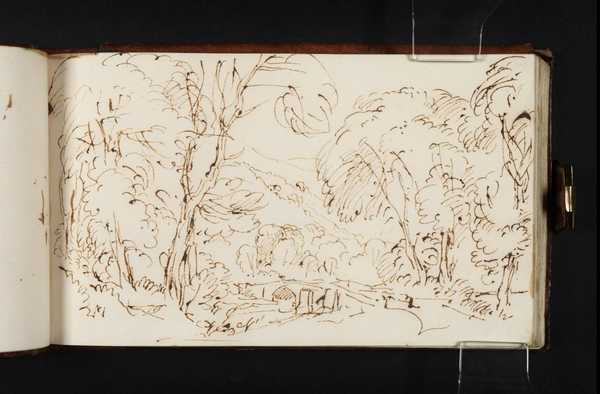 ‘Viator’s Bridge, Milldale, Dovedale‘, Joseph Mallord William Turner ...