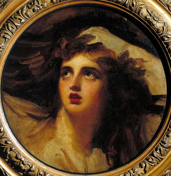 ‘Lady Hamilton as Cassandra‘, George Romney, c.1785–6 | Tate