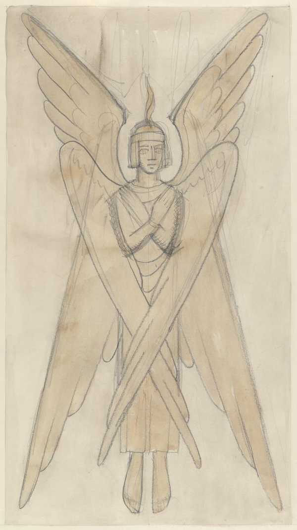 ‘Sketch ‘Seraphim’‘, Alan L. Durst, 1938 – Tate Archive | Tate