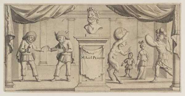 ‘Title Page Vignette: The Comedies of Plautus‘, British School 17th ...