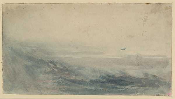 ‘Sea and Sky‘, Joseph Mallord William Turner, c.1820–30 | Tate