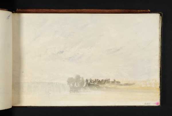 ‘A River Scene‘, Joseph Mallord William Turner, c.1825 | Tate