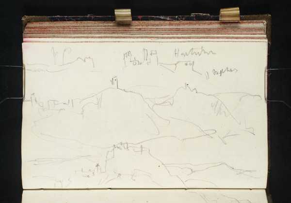 ‘Sketches of Hartenstein Castle‘, Joseph Mallord William Turner, 1835 ...