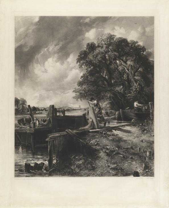 ‘The Lock‘, John Constable, David Lucas, published 1834 | Tate