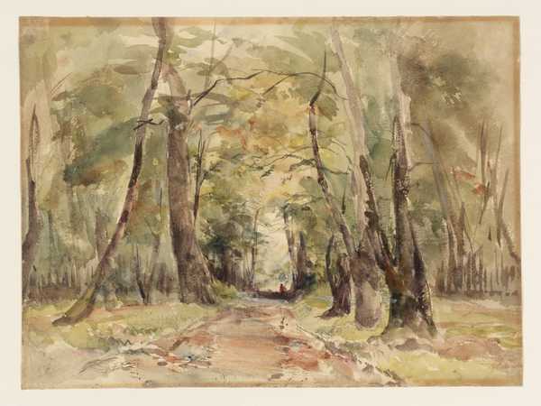 ‘Forest of Fontainebleau: A Path in the Woods‘, John William Inchbold ...