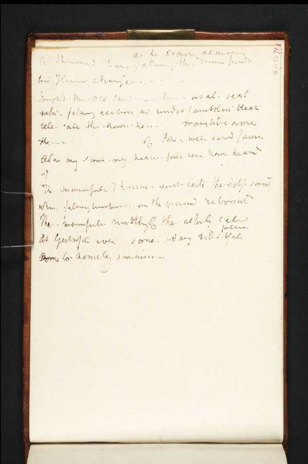 ‘Verses (Inscriptions by Turner)‘, Joseph Mallord William Turner, 1807 ...