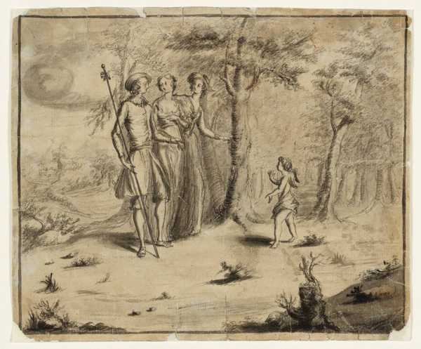 ‘Three Pilgrims Confronted by Cupid‘, Susanna Duncombe (née Susanna ...