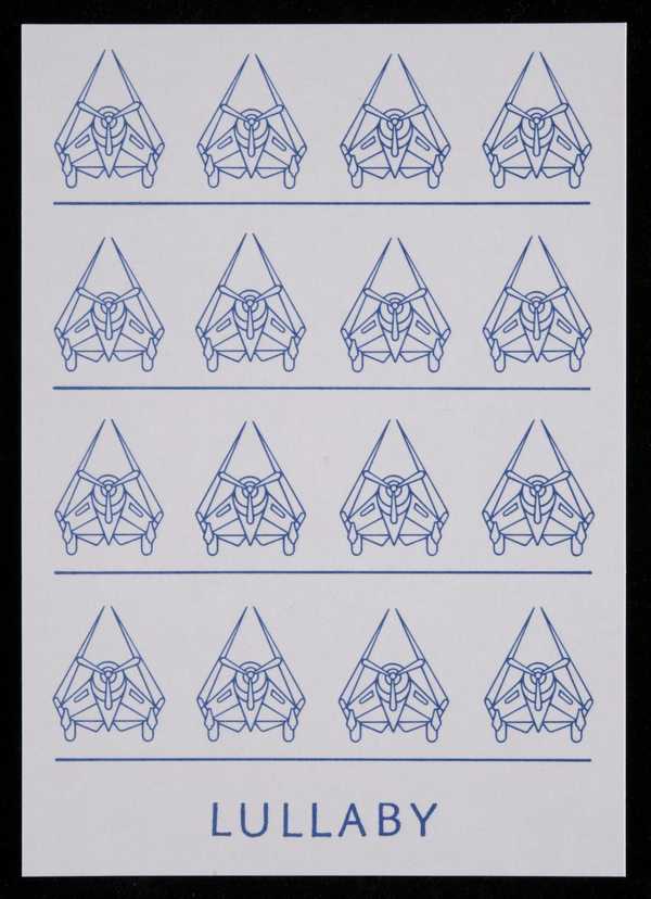 Lullaby’ postcard design‘, Ian Hamilton Finlay, John Andrew, [1975 ...