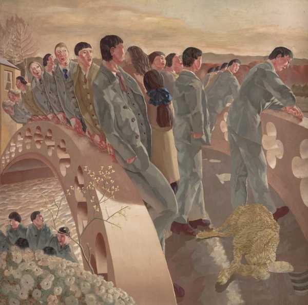 ‘The Bridge‘, Sir Stanley Spencer, 1920 | Tate