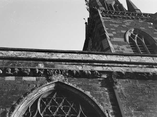 Photograph of detail of architecture at St Mary’s Church in Adderbury ...