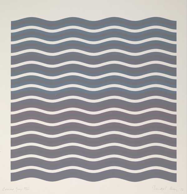 ‘Coloured Greys II‘, Bridget Riley, 1972 | Tate