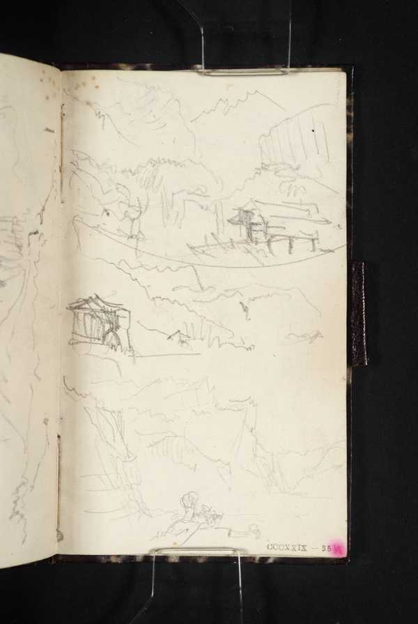 ‘Mountains: Falls of the Reichenbach‘, Joseph Mallord William Turner, c ...