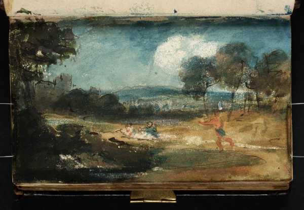 ‘Copy of Nicolas Poussin’s ‘Landscape with a Man Killed by a Snake ...