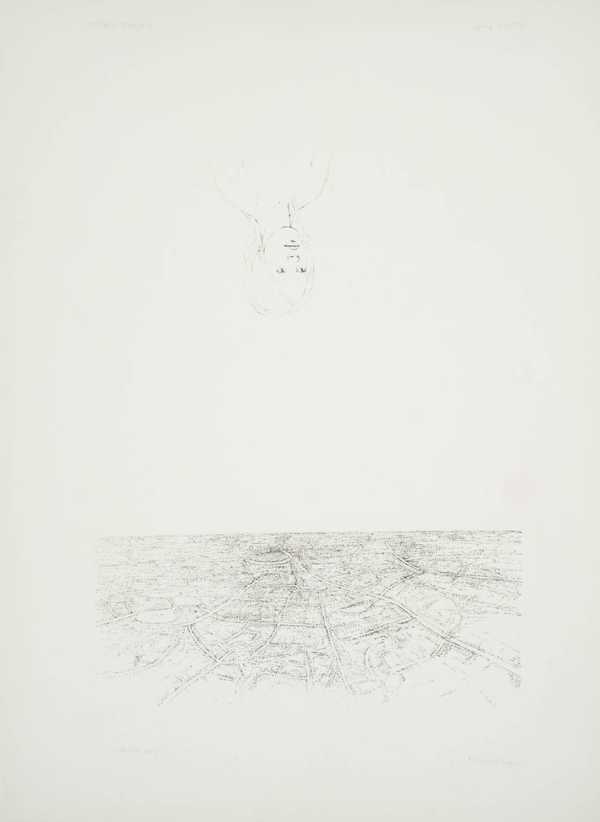 ‘Map / Girls’s Head‘, Nicholas Wegner, 1972 | Tate