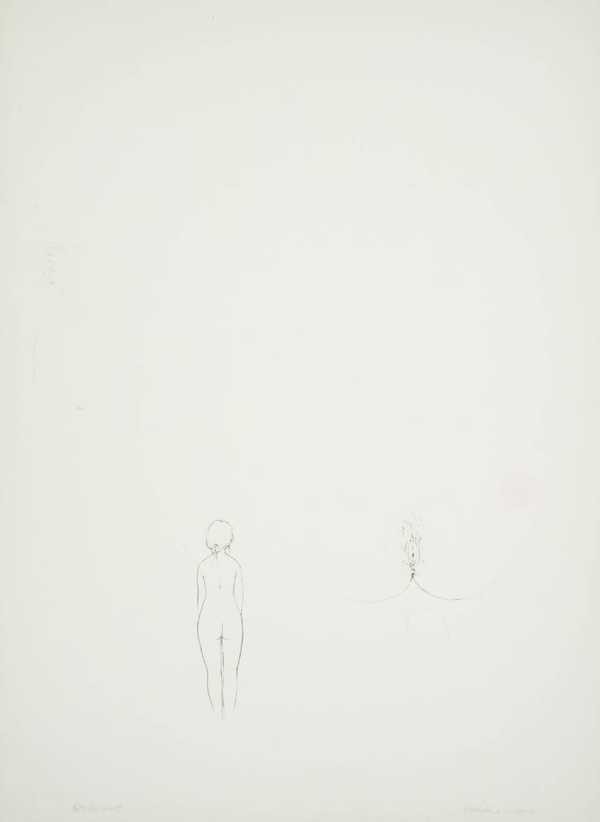 ‘Back View of Standing Girl‘, Nicholas Wegner, 1972 | Tate