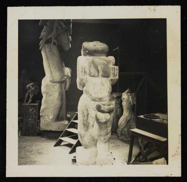 Photograph of ‘Adam’ by Jacob Epstein, ‘Behold The Man’ in the ...