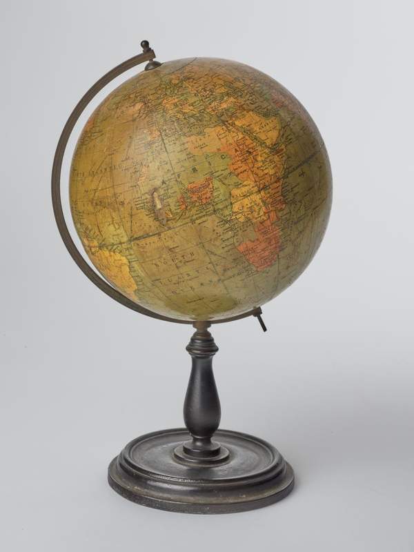 Globe, depicted in the painting ‘Still-life with Globe’ 1953 and ‘Still ...