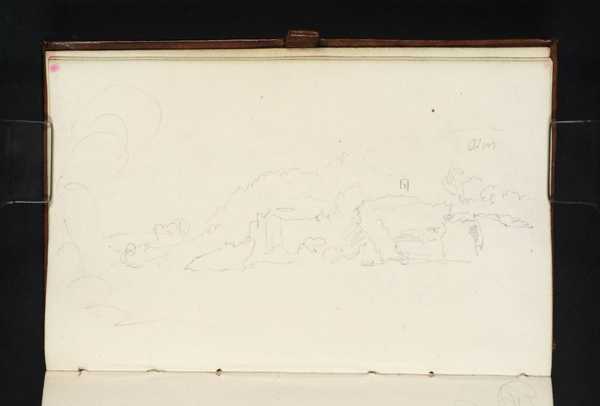 ‘Plompton Rocks from the South‘, Joseph Mallord William Turner, 1816 | Tate